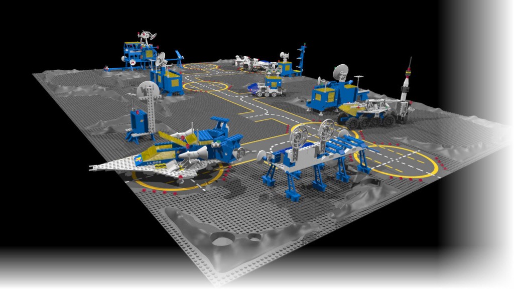 A composition of LEGO Classic Space Sets – Part II | First Light